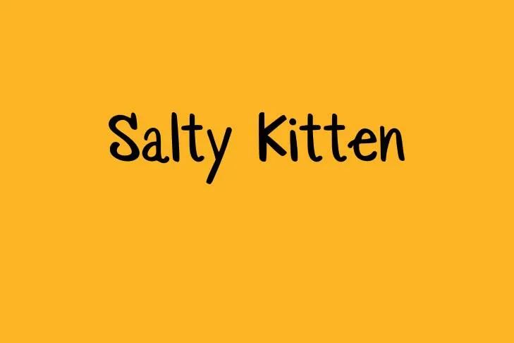 Salty Kitten Font Free Download